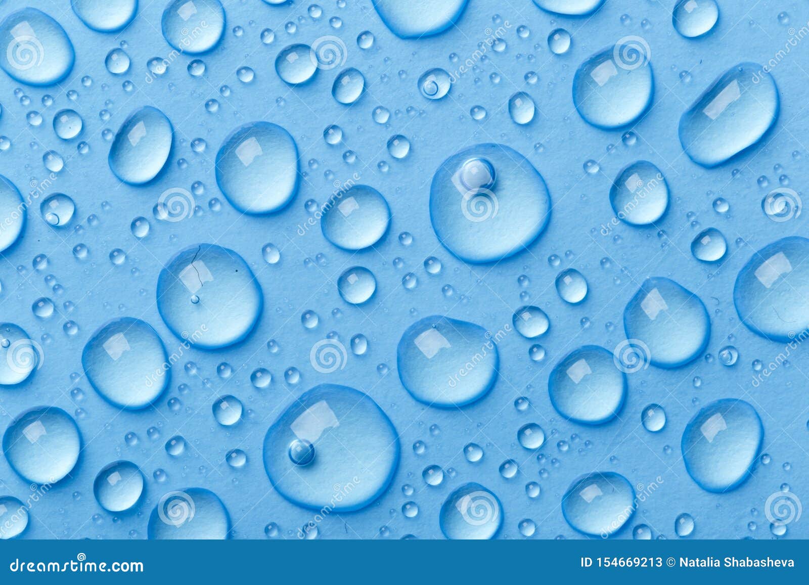 Blue Water Drops Background Stock Image - Image of beautiful, backdrop ...