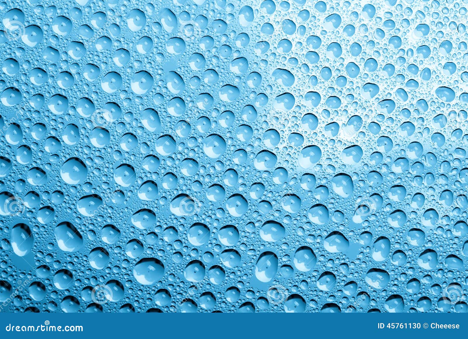 Blue Water Drops Background Stock Photo - Image of metallic, healthy ...