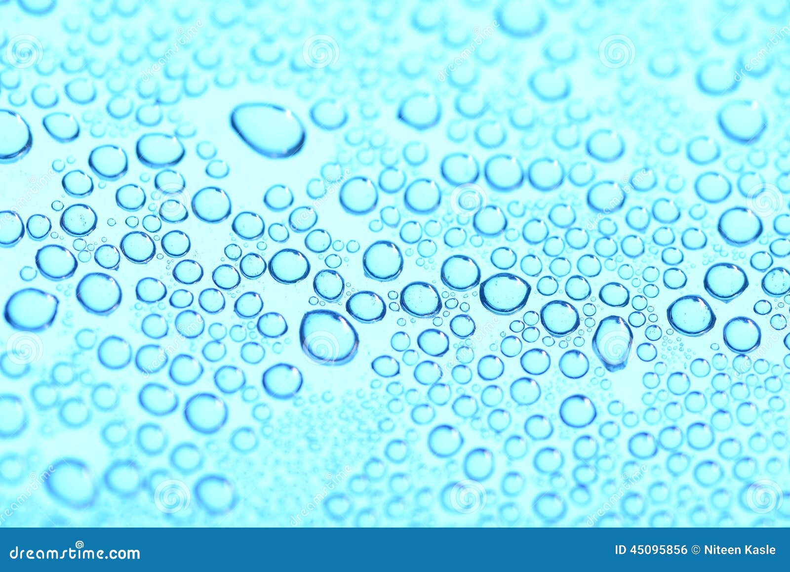 BLUE WATER DROPS stock photo. Image of high, resolution - 45095856