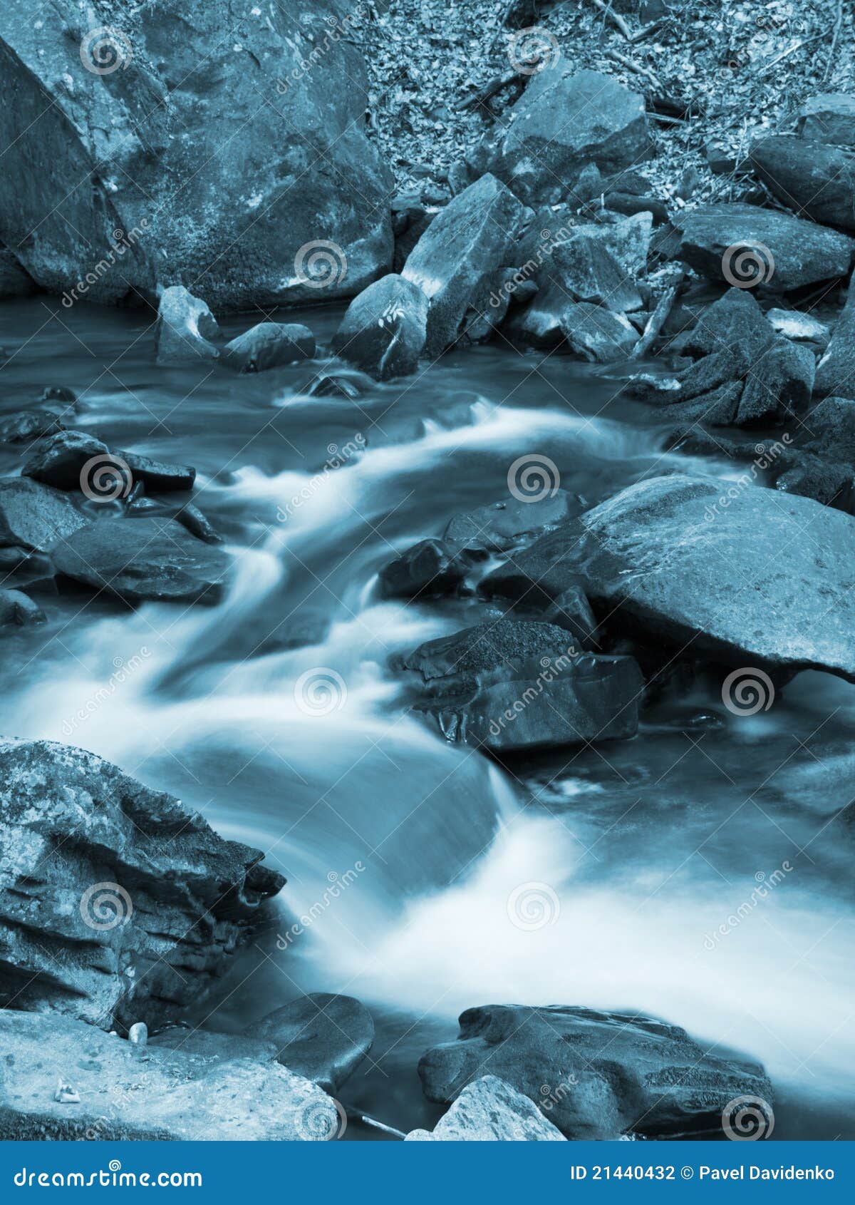 Blue Water Flow stock photo. Image of blur, falls, waters - 21440432