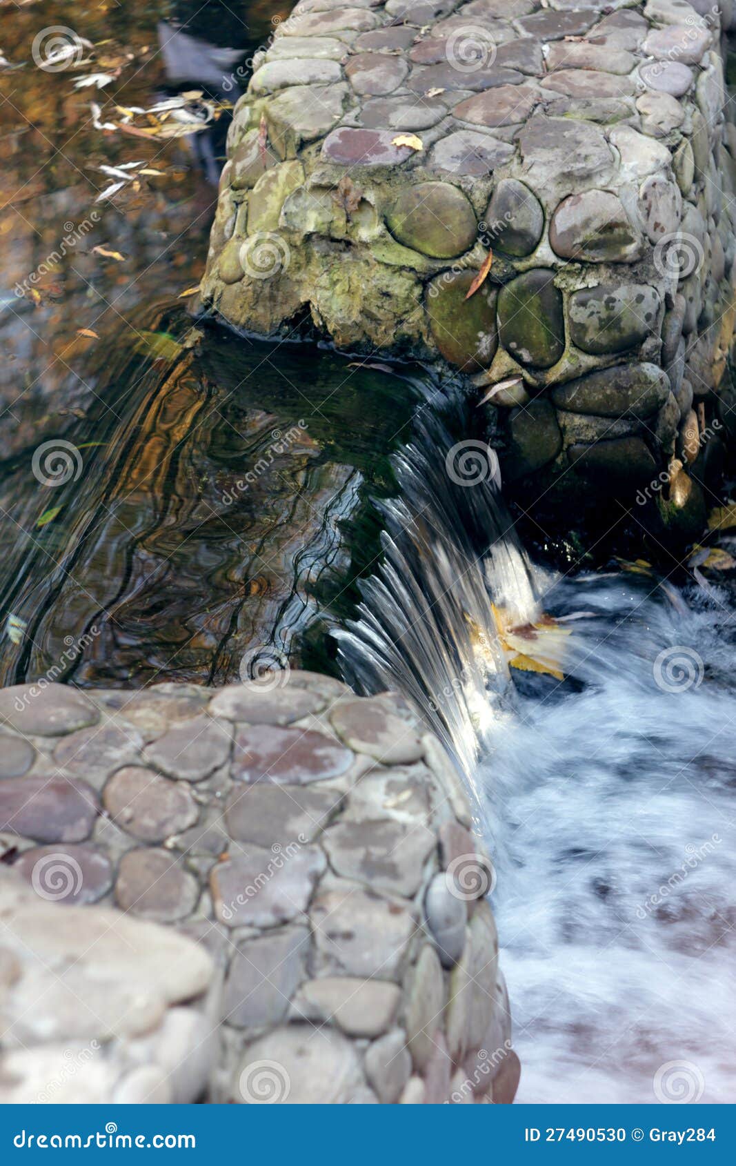 Blue Water Flow Detail stock photo. Image of liquid, pouring - 27490530