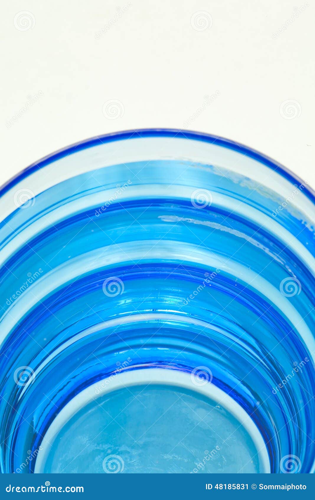 Blue water glass stock image. Image of purity, thirsty - 48185831