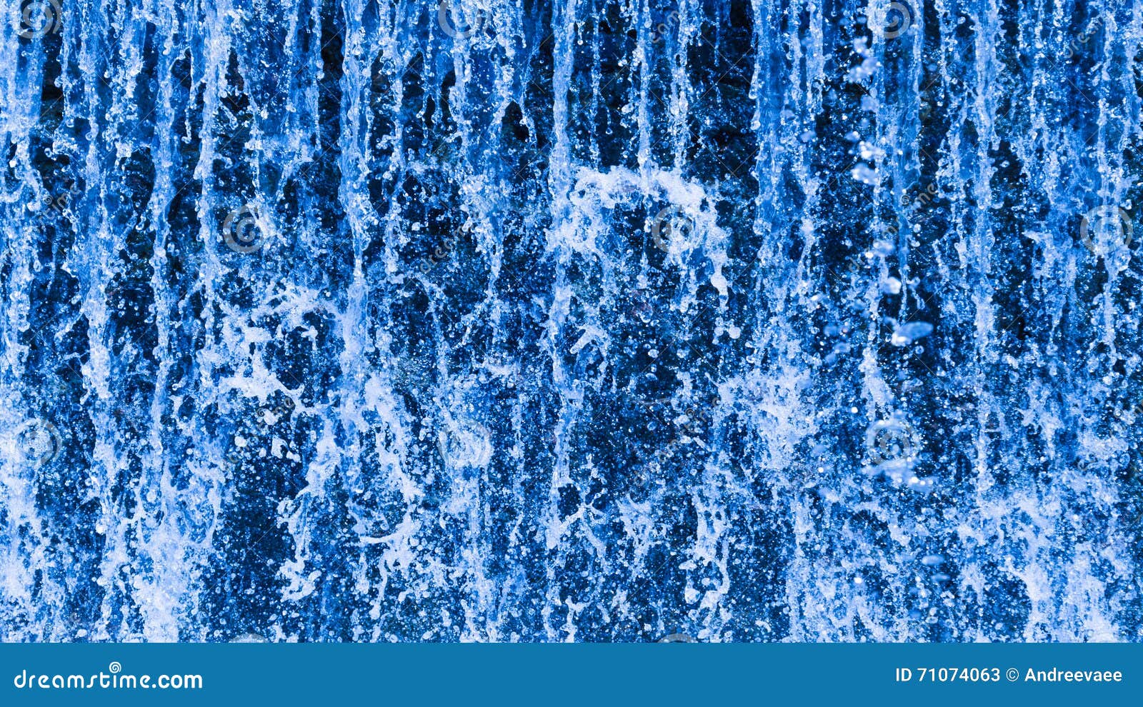 Blue water jet stock image. Image of background, reflection - 71074063