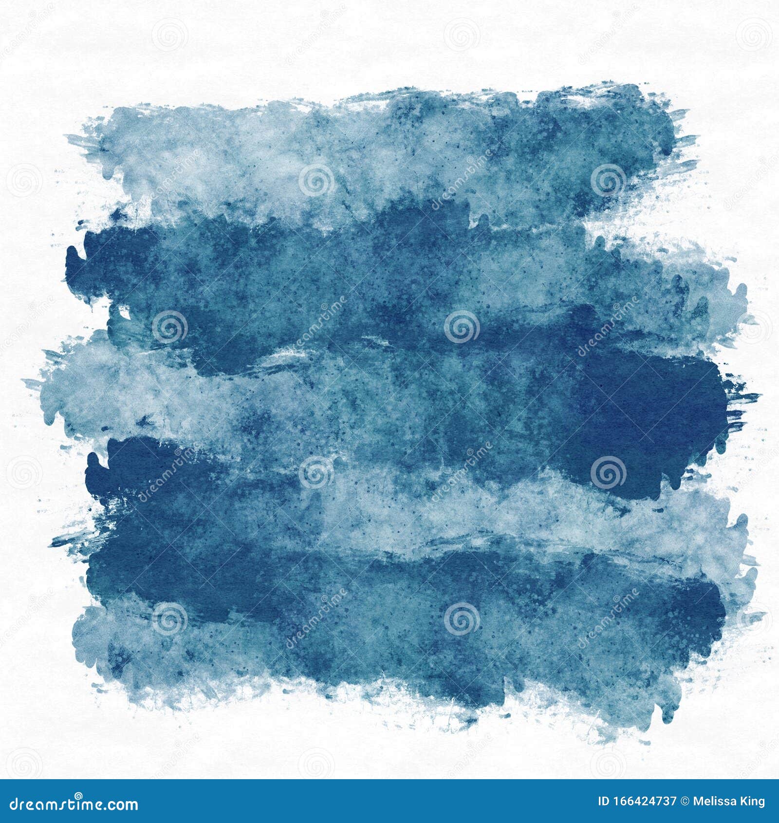 Blue Water Mark Paint on White Textured Background Stock Image - Image ...