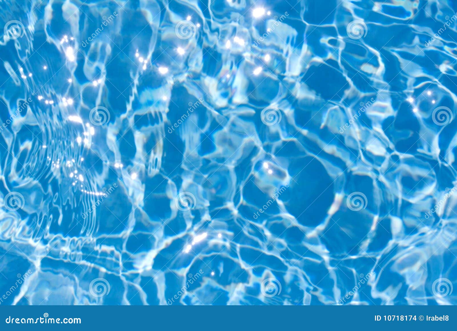 Blue water in the pool stock photo. Image of summer, surface - 10718174