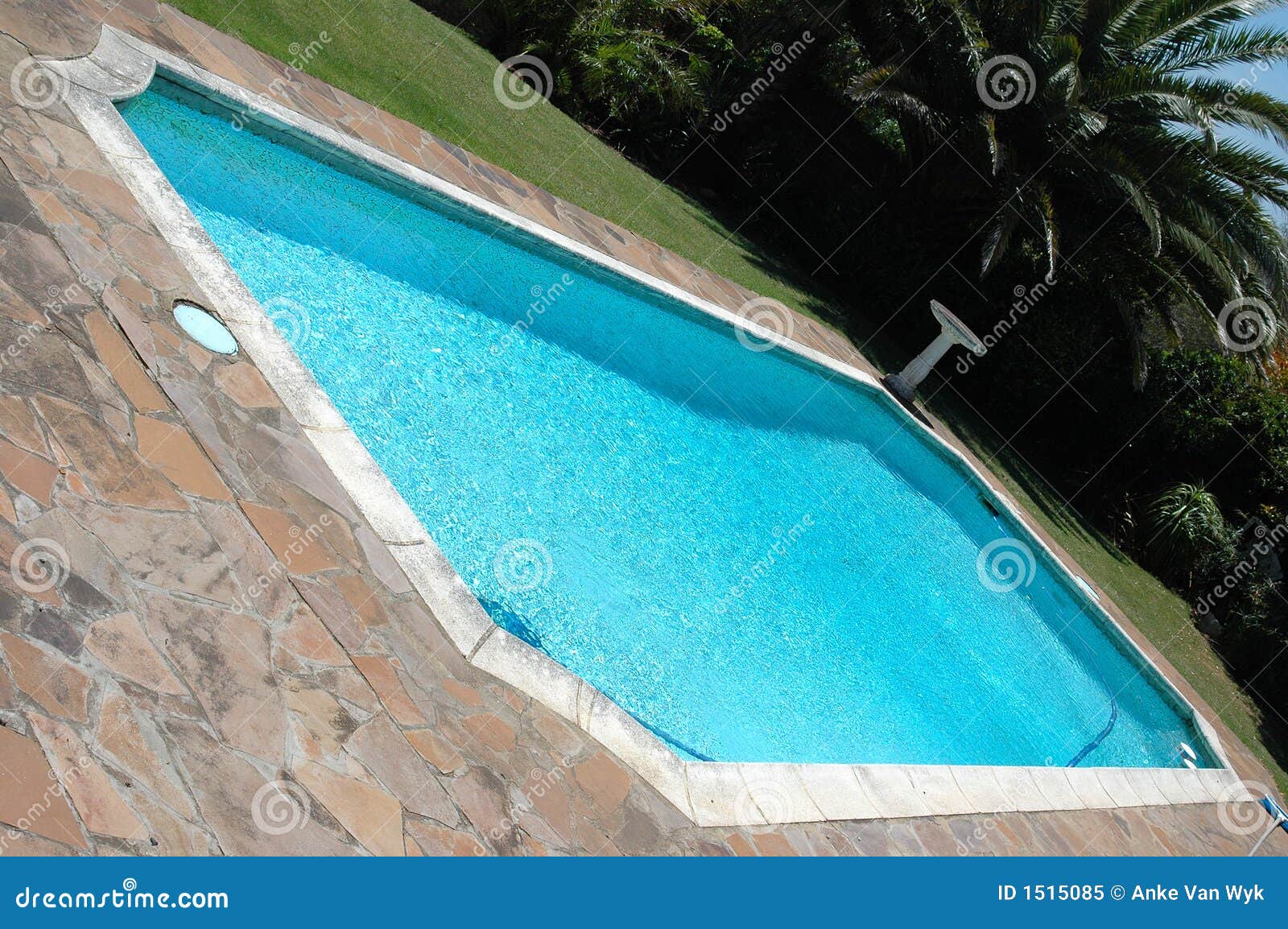 Blue water in pool stock image. Image of design, pools - 1515085
