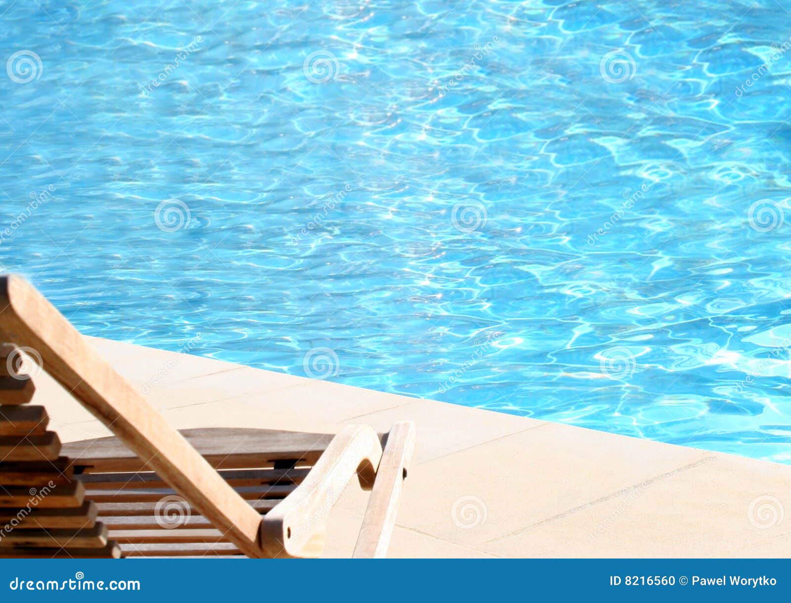 Blue water in the pool stock photo. Image of swimming - 8216560