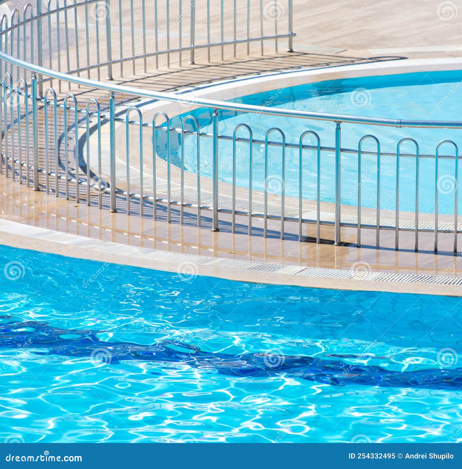 Blue water in the pool. stock image. Image of liquid - 254332495