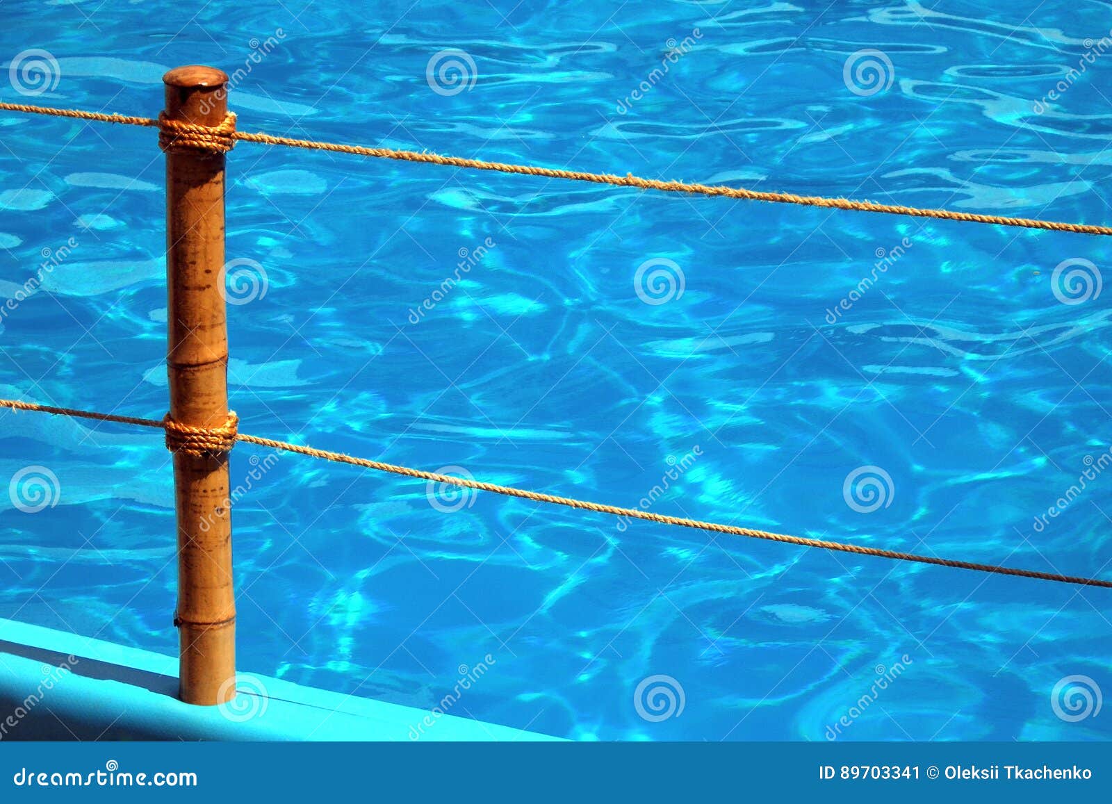 Blue water in the pool stock image. Image of pool, water - 89703341