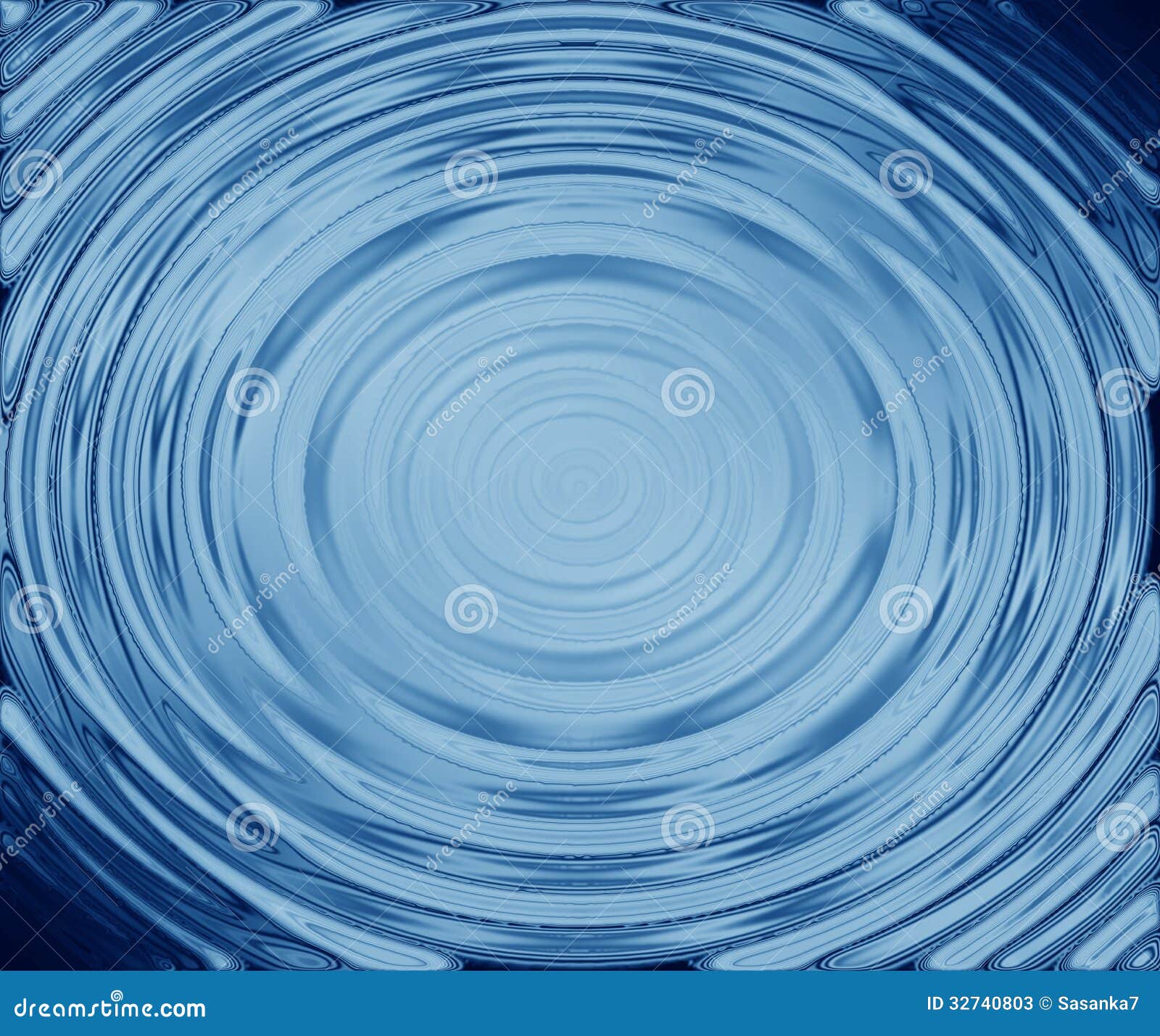 Blue water rings stock illustration. Illustration of blue - 32740803