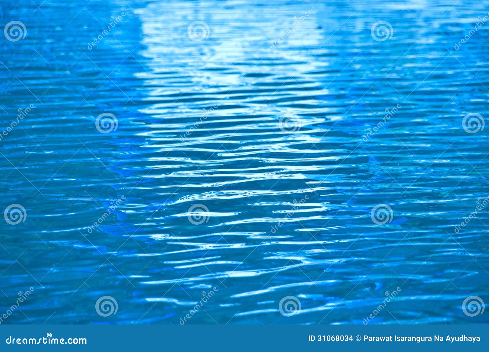 Blue water ripple. stock photo. Image of bright, motion - 31068034