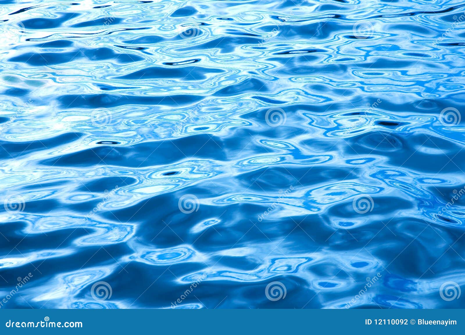 Blue Water Ripples stock photo. Image of curves, flowing - 12110092