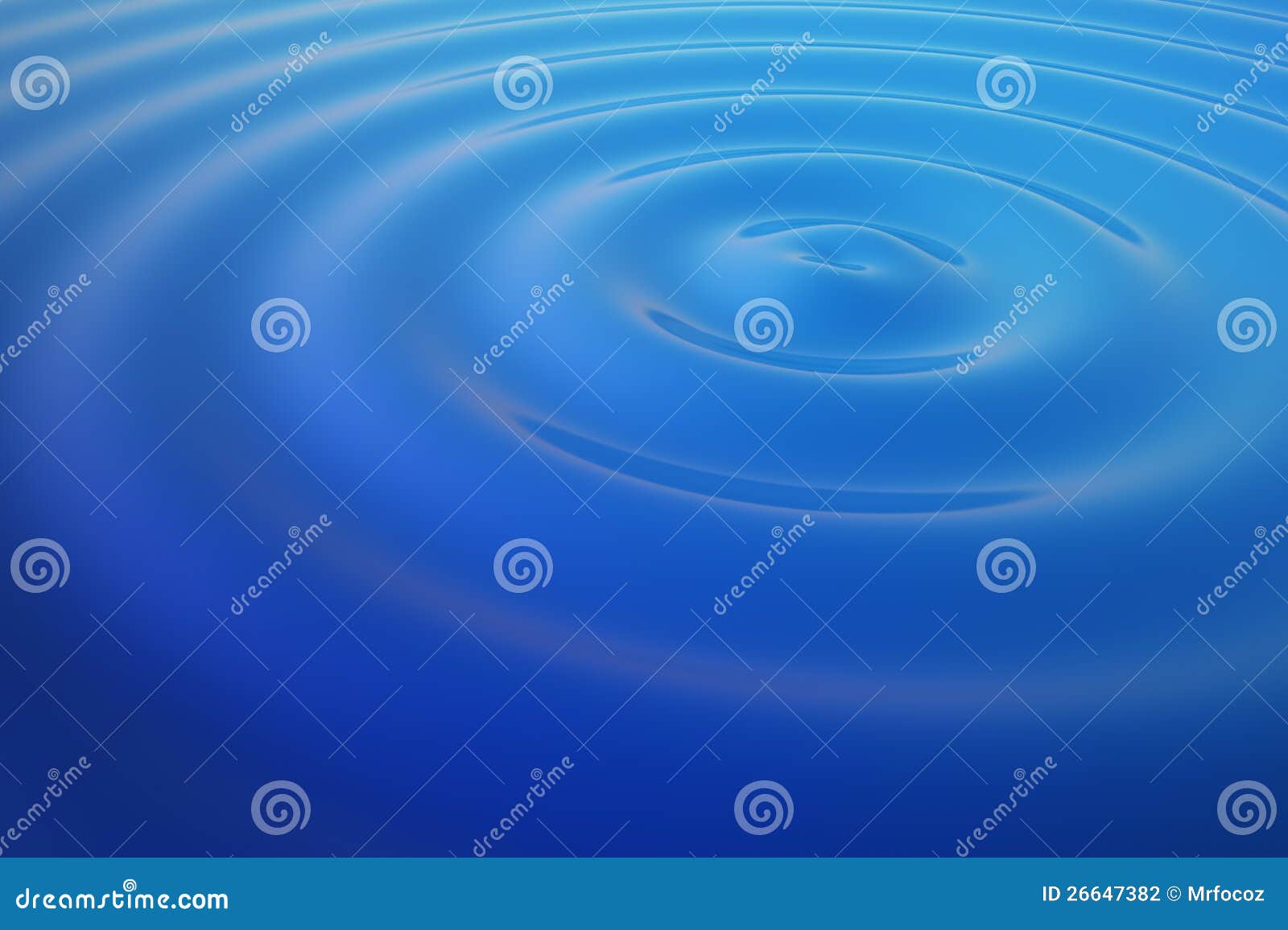 Blue Water Ripples stock illustration. Illustration of motion - 26647382