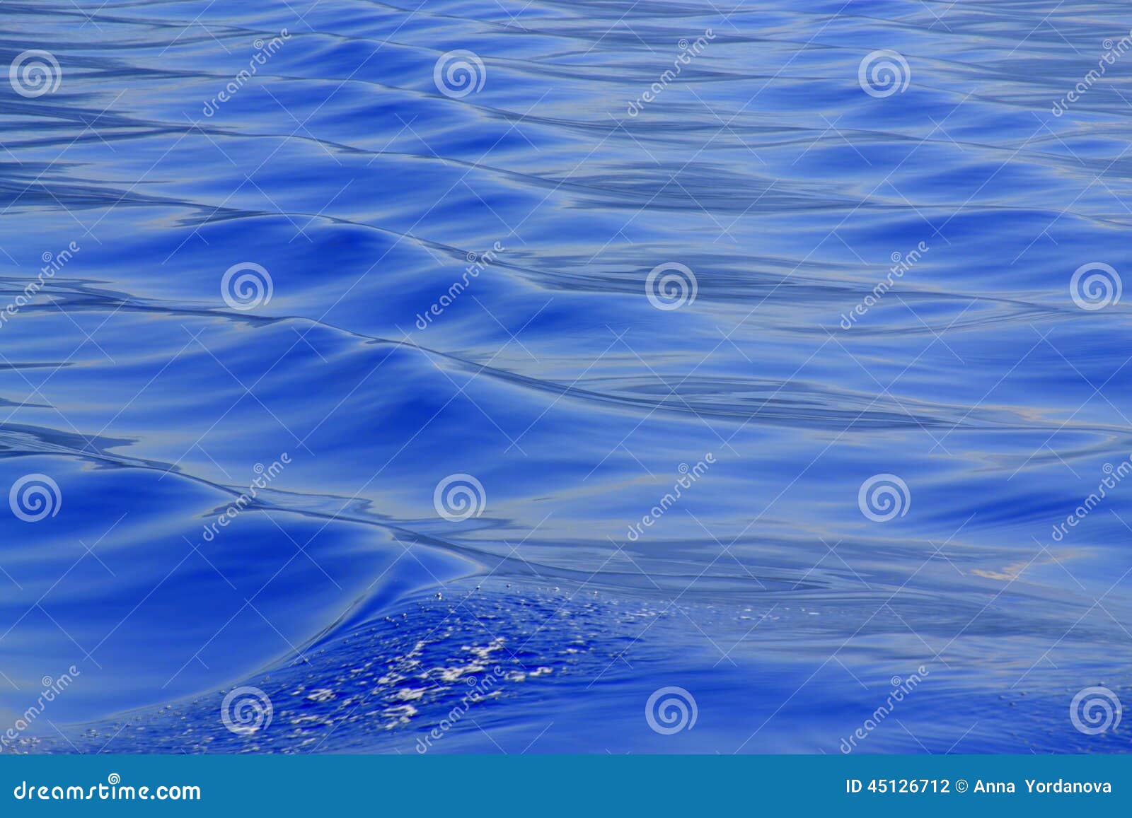 Blue water ripples surface stock photo. Image of tranquility - 45126712
