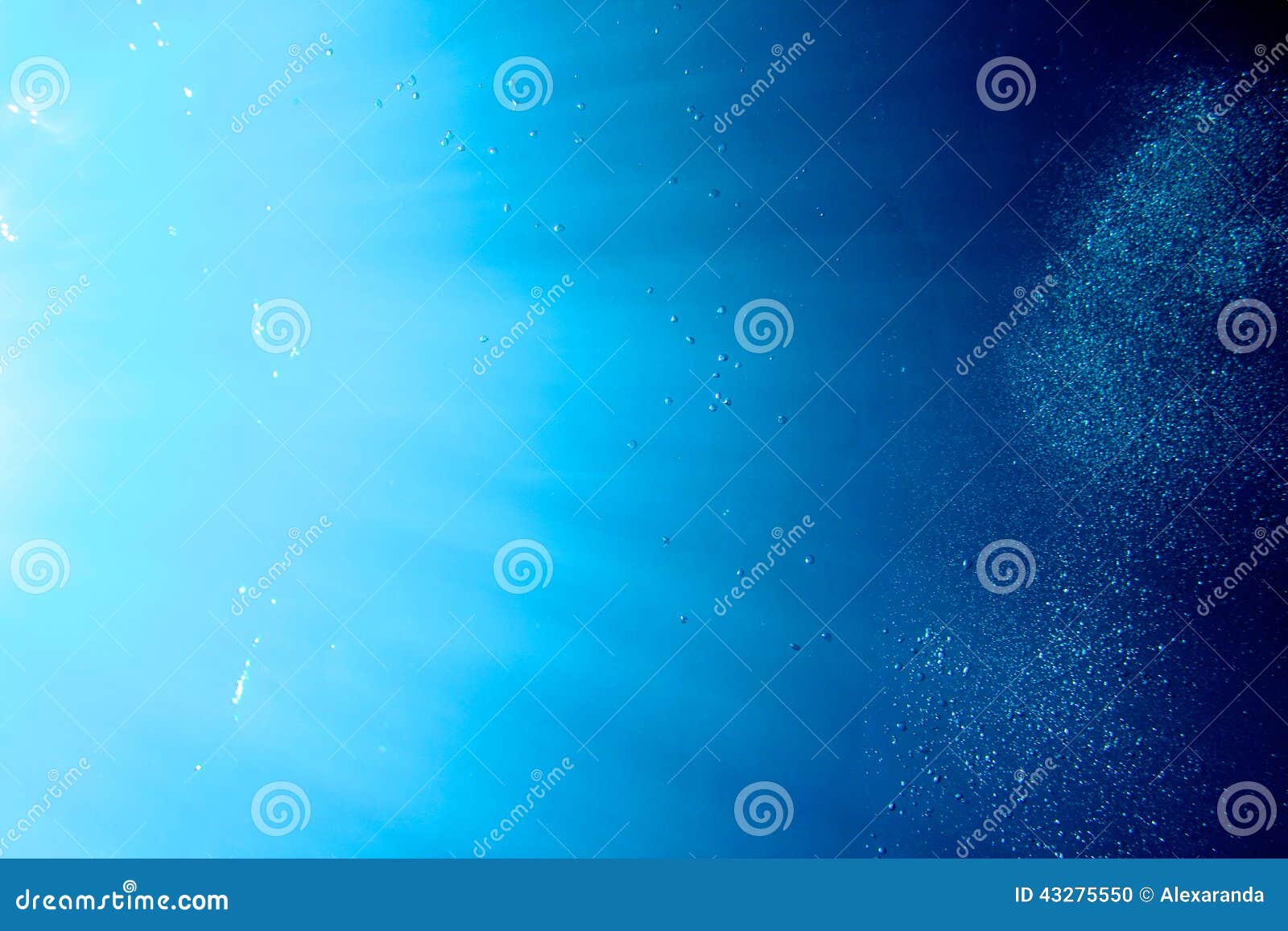 Blue Water Ripples Underwater, Texture and Backgrounds Stock Photo ...