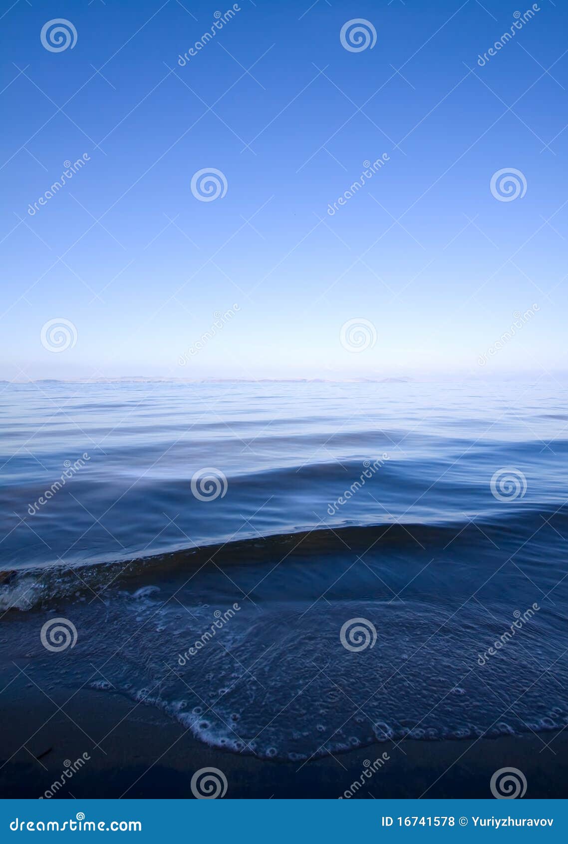 Blue Water Seascape Background Stock Photo - Image of palette, horizon ...