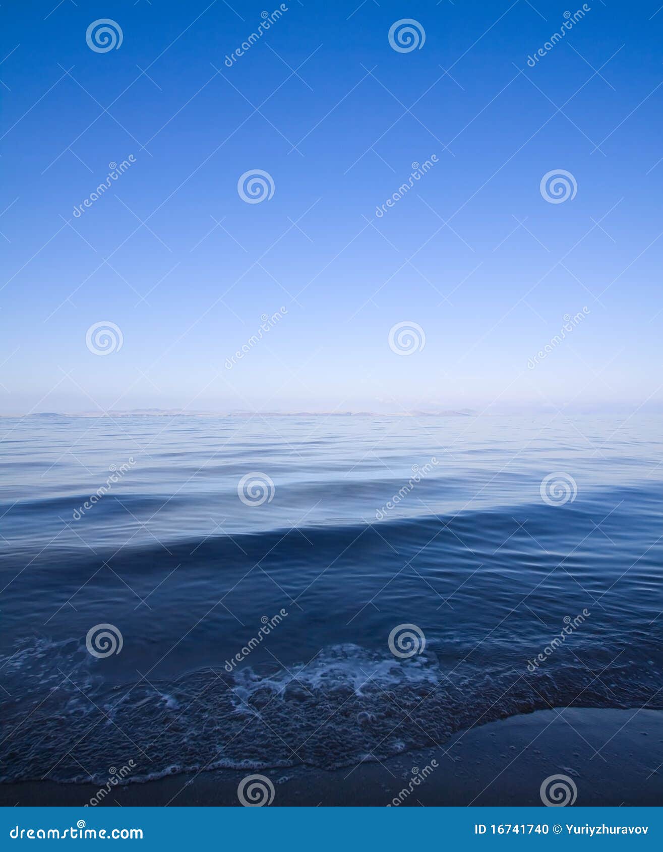 Blue Water Seascape Background Stock Photo - Image of shore, abstract ...