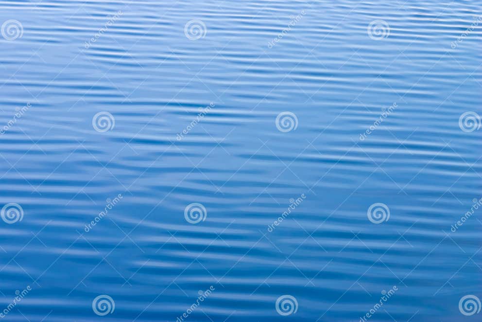 Blue Water with Small Waves Texture Stock Photo - Image of simplicity ...