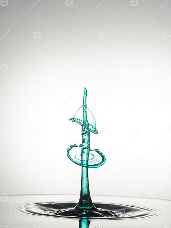 Blue Water Spalsh stock photo. Image of clear, color - 38387504