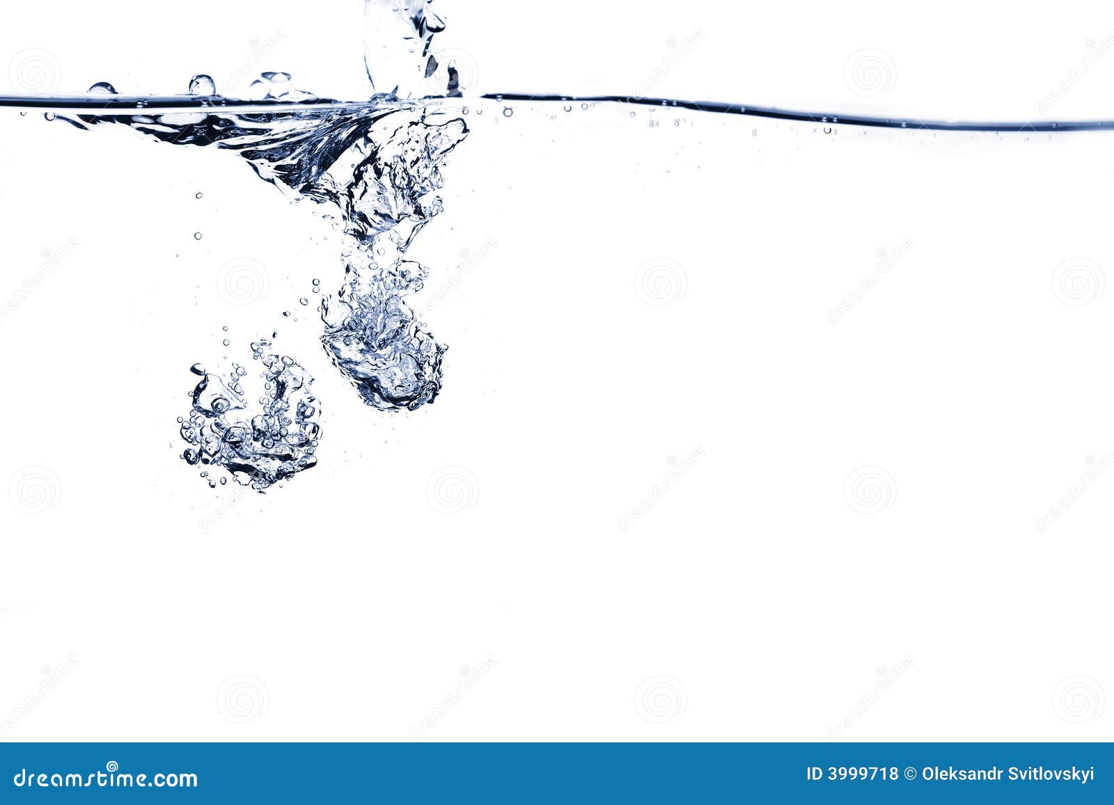 Blue water splash stock photo. Image of energy, background - 3999718