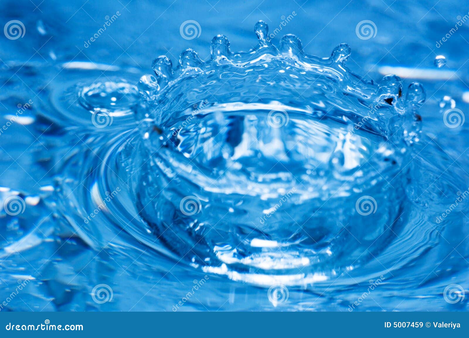 Blue water splash stock image. Image of freshness, wave - 5007459