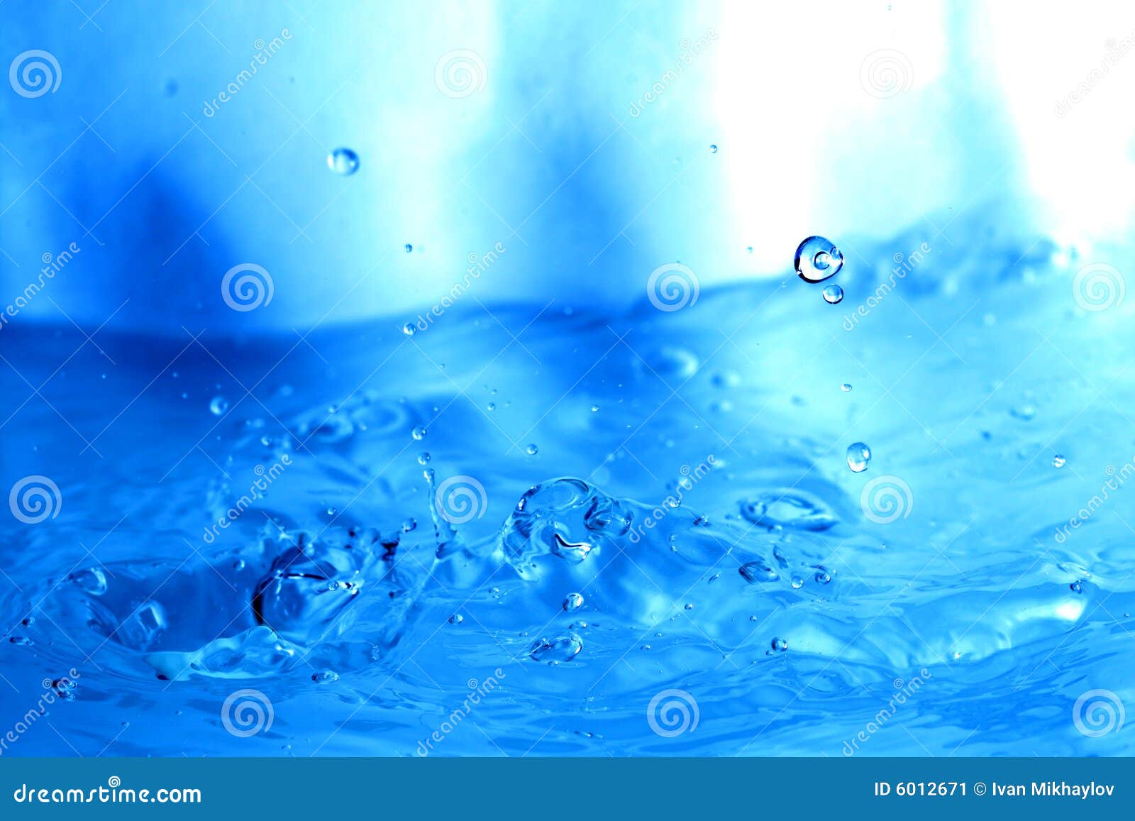 Blue water splash stock image. Image of drink, bath, drop - 6012671