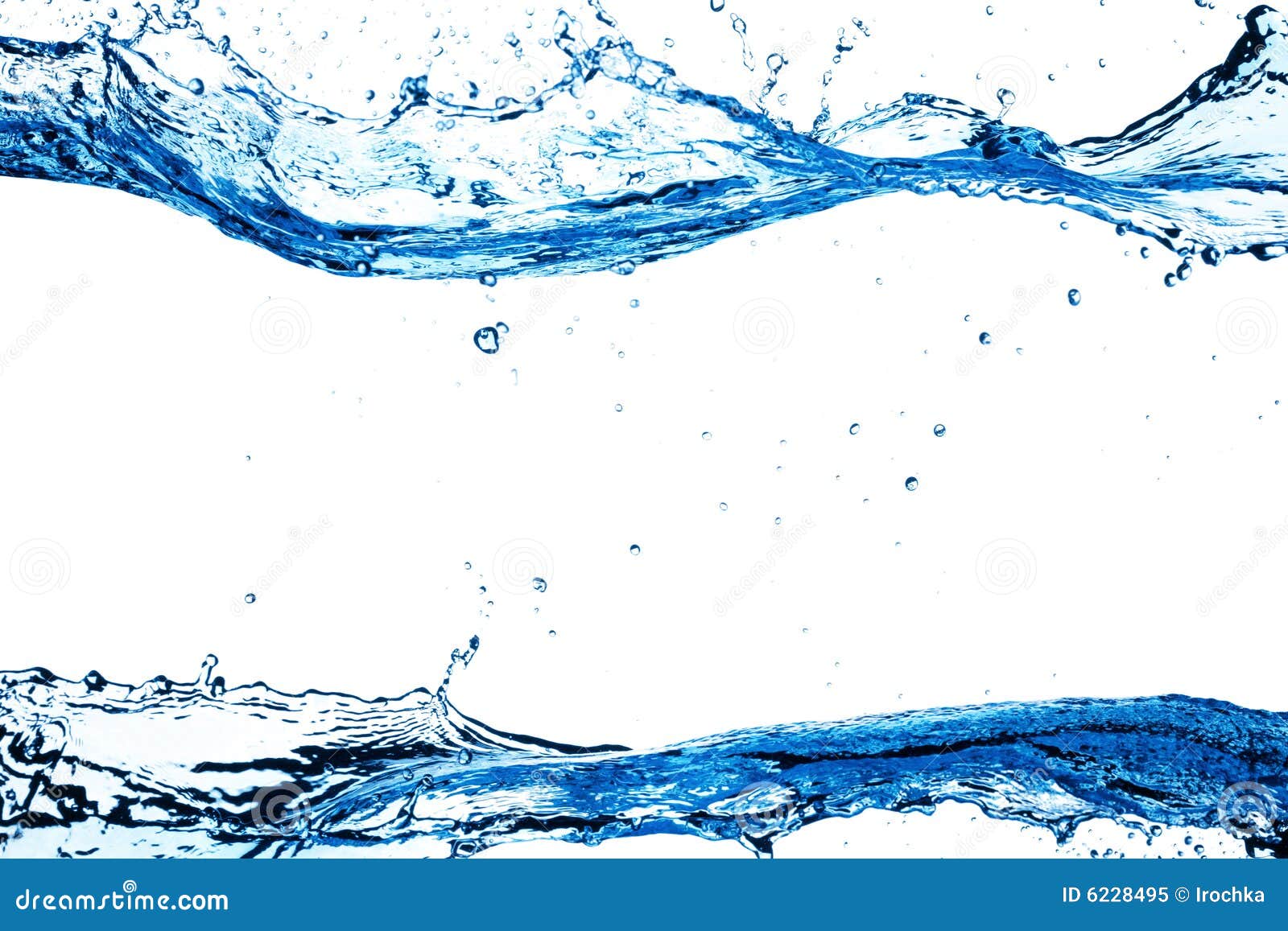 Blue water splash stock image. Image of closeup, white - 6228495
