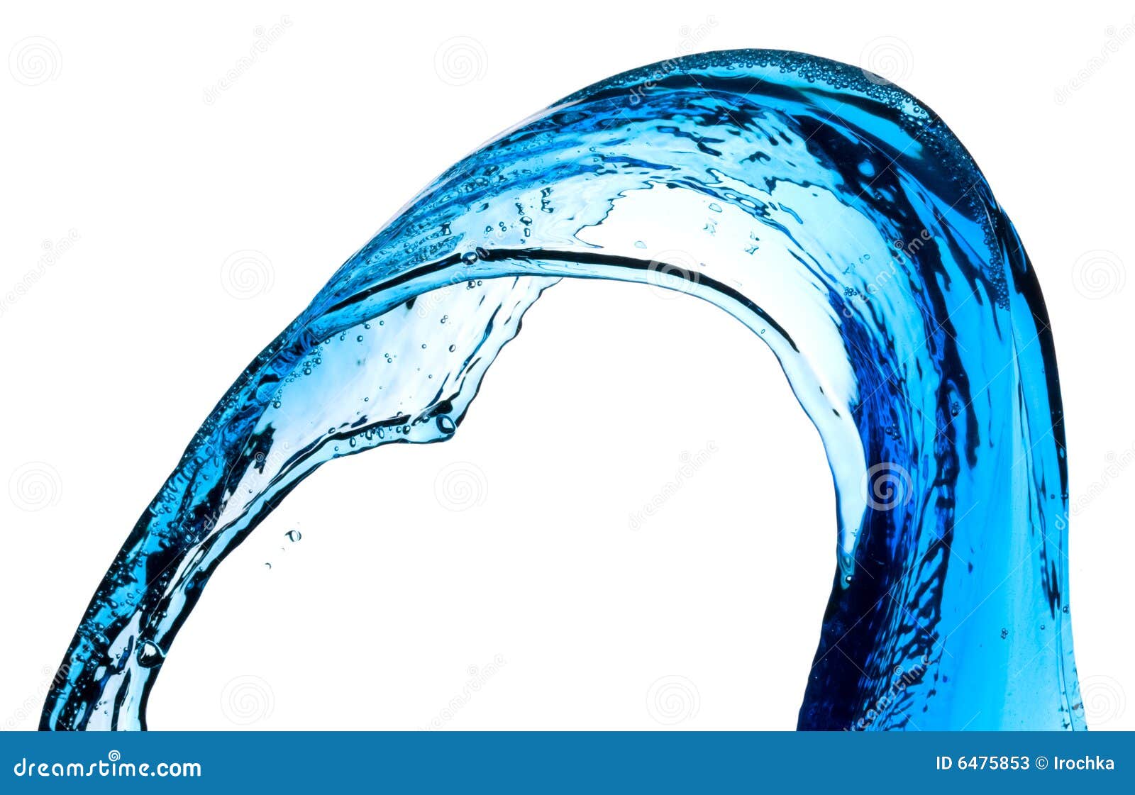 Blue water splash stock image. Image of splash, drops - 6475853