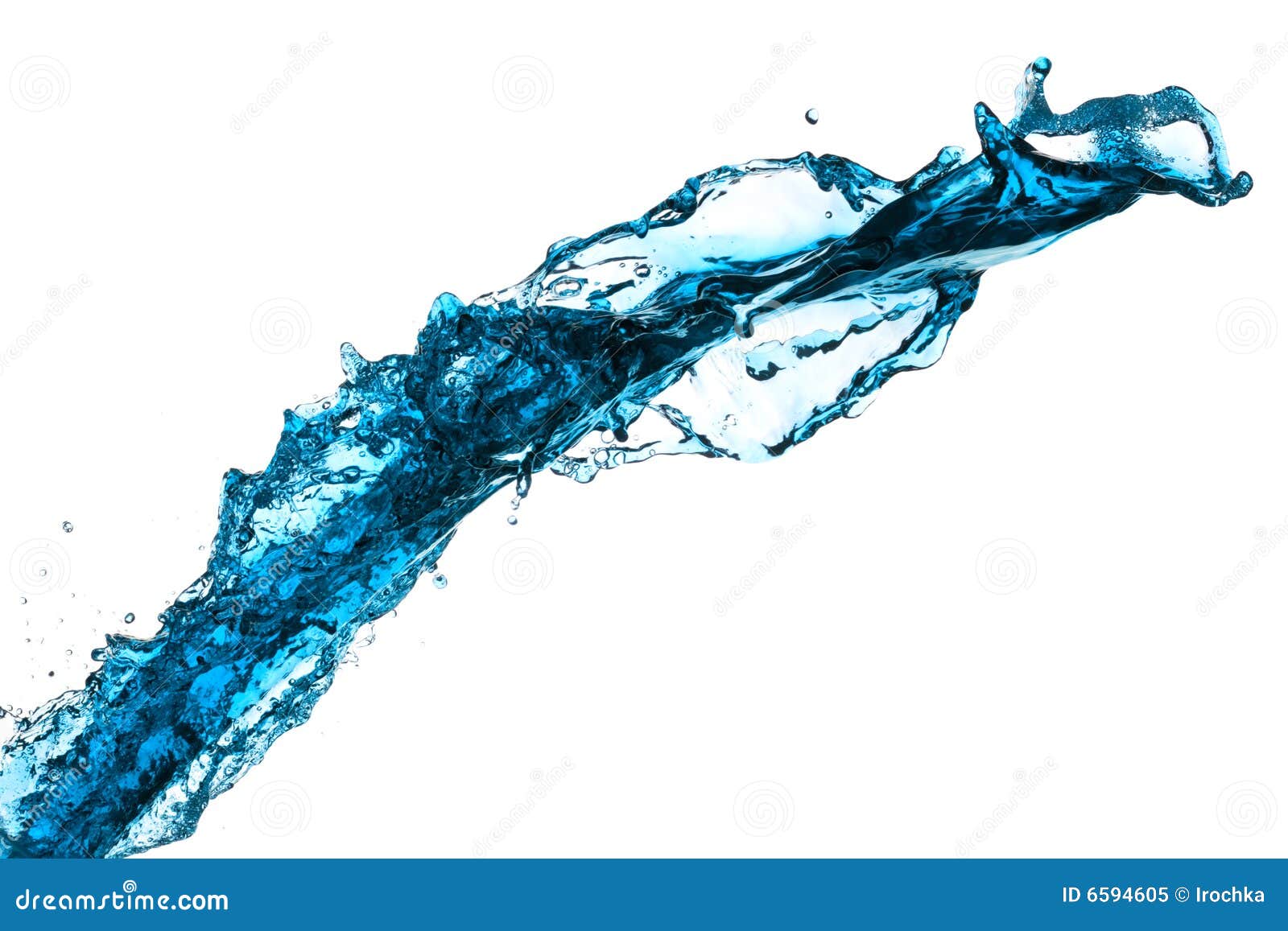 Blue water splash stock image. Image of detail, background - 6594605