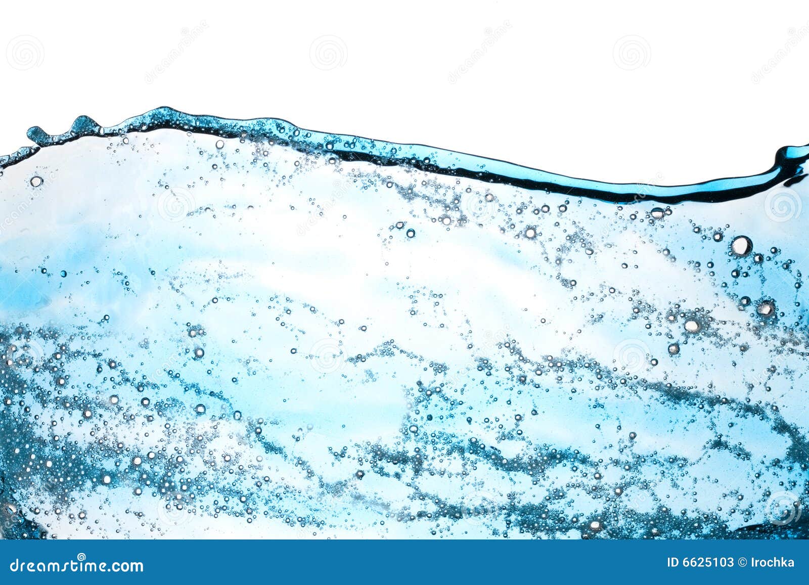 Blue water splash stock image. Image of detailed, isolated - 6625103