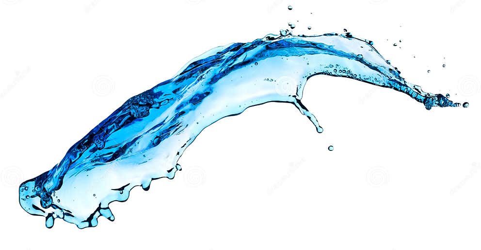 Blue water splash stock photo. Image of blue, closeup - 6903278