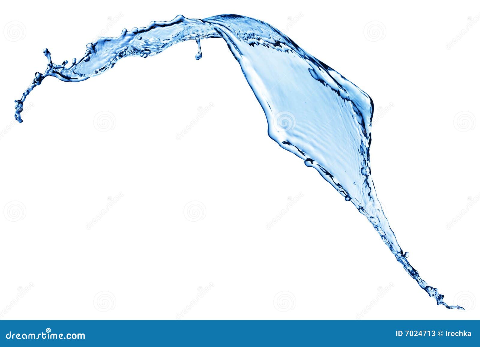 Blue water splash stock image. Image of splashing, wave - 7024713