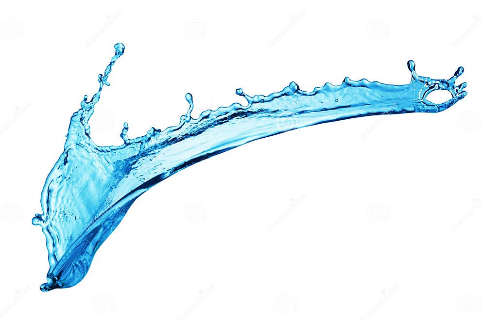 Blue water splash stock photo. Image of wave, swirl, closeup - 7205126