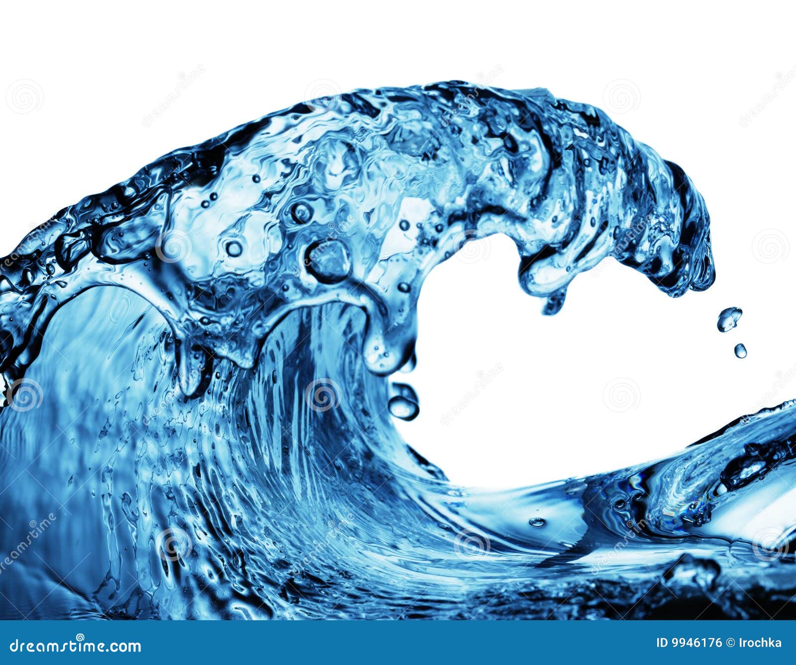 Blue Water Splash Royalty Free Stock Image - Image: 9946176