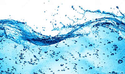 Blue water splash isolated stock image. Image of drop - 39829335