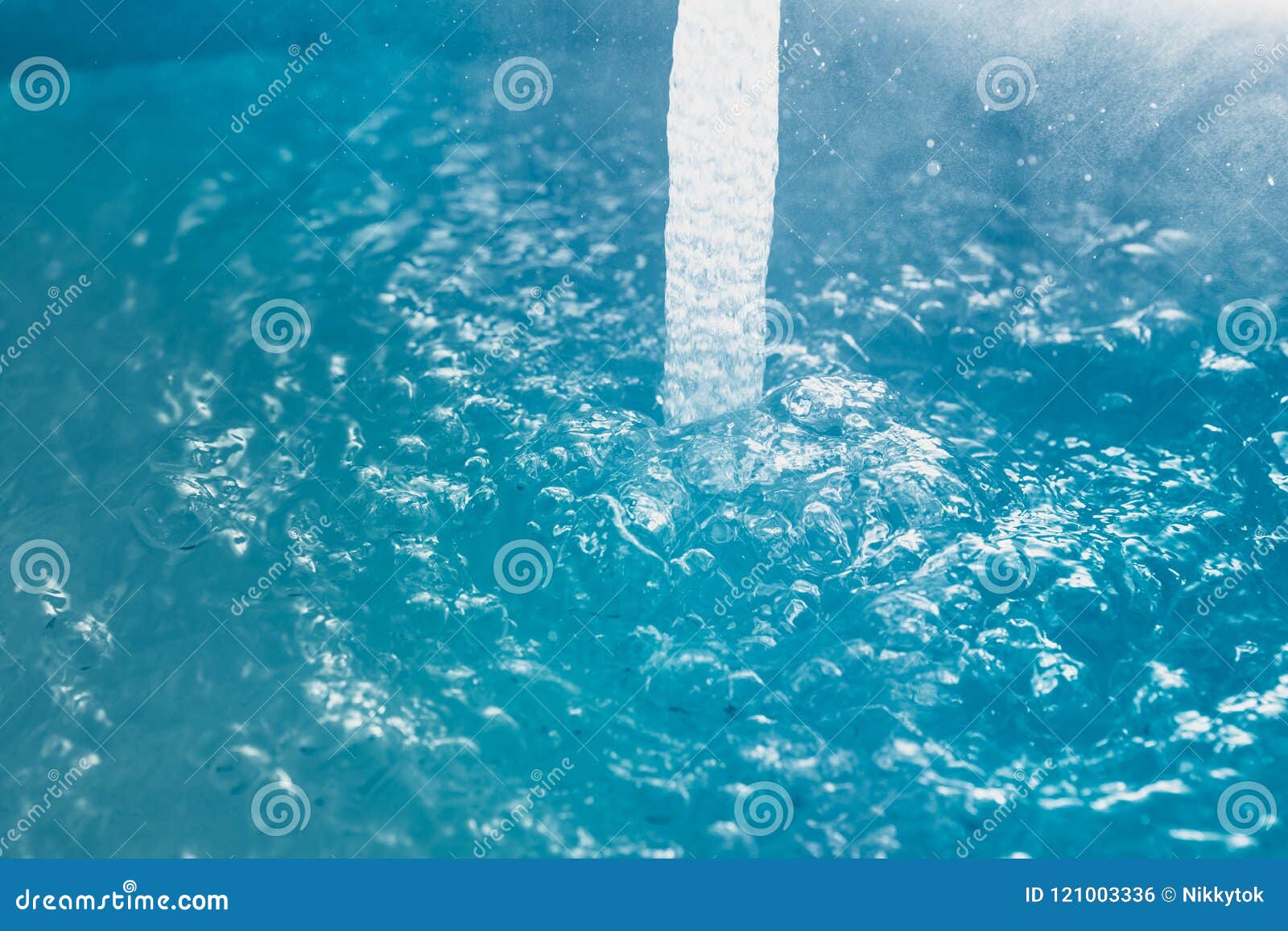 Water stream with bubbles stock photo. Image of bubbly - 121003336
