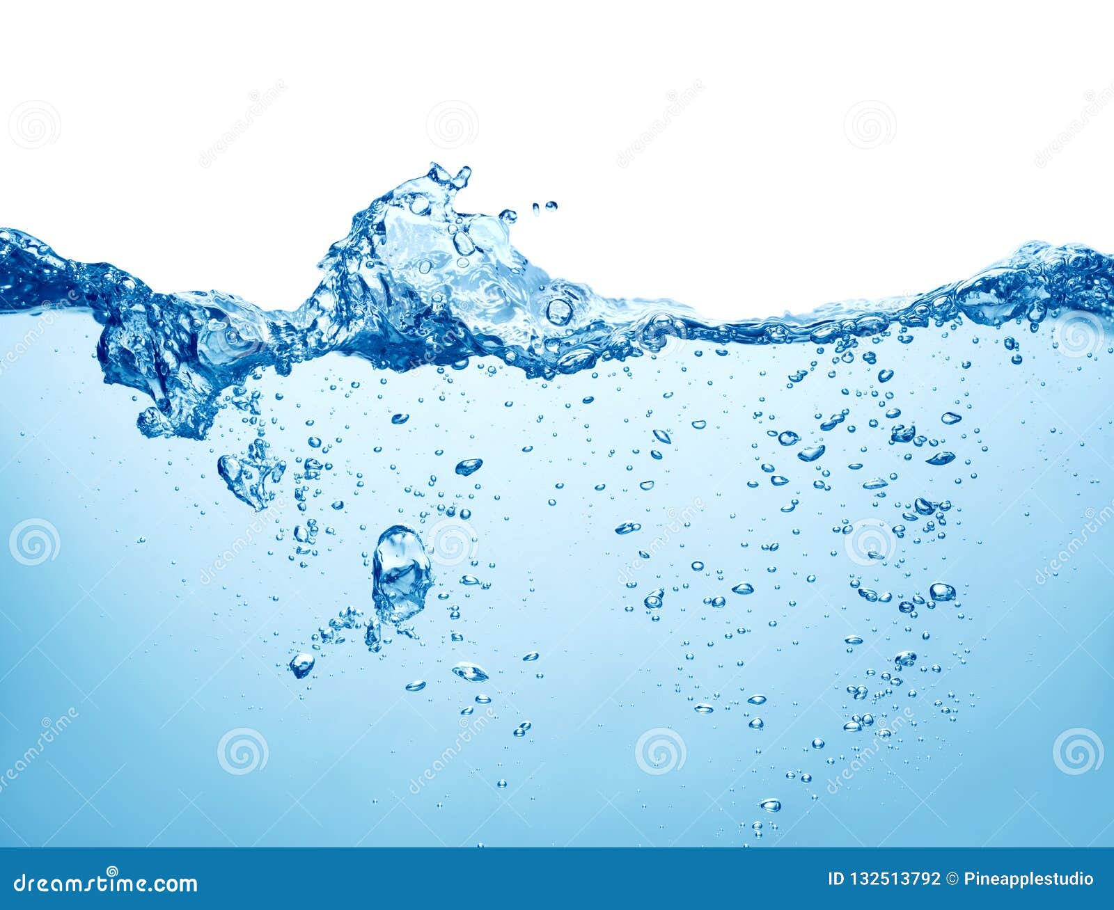 Blue water surface stock photo. Image of closeup, fresh - 132513792