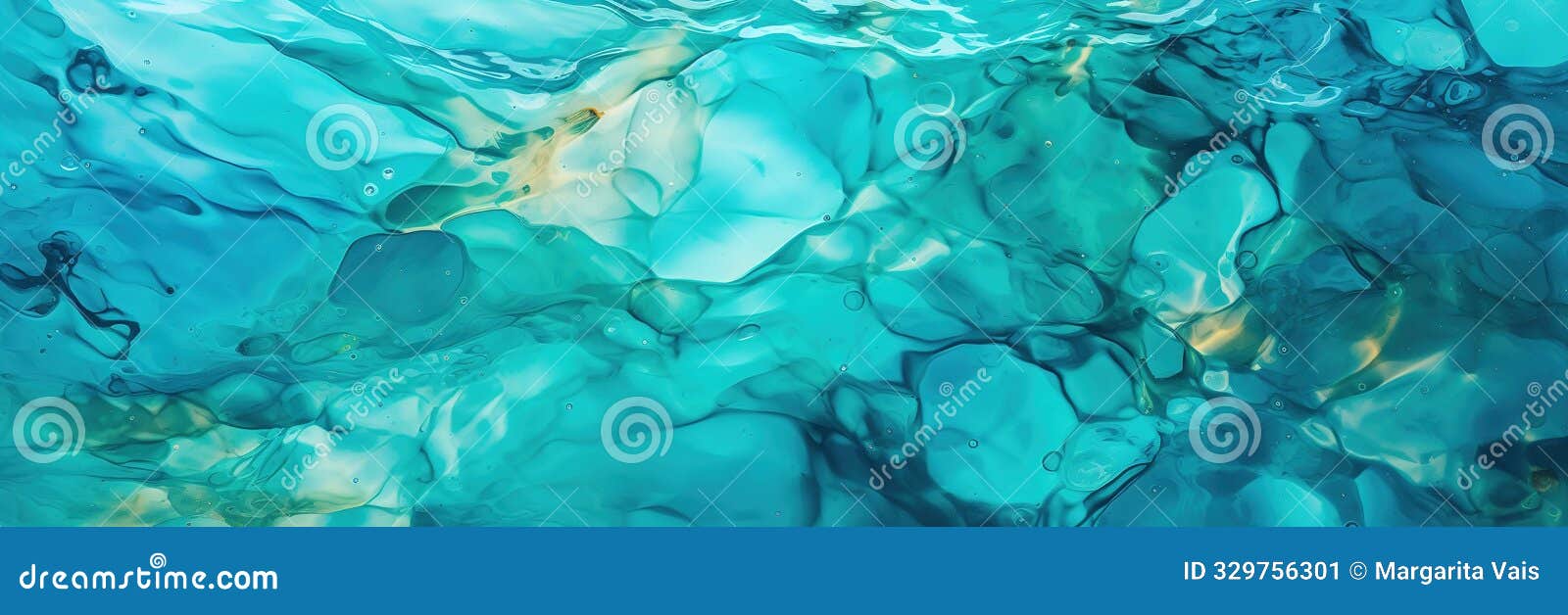 Ripples Top View. Realistic Water Concentric Circles And Liquid ...