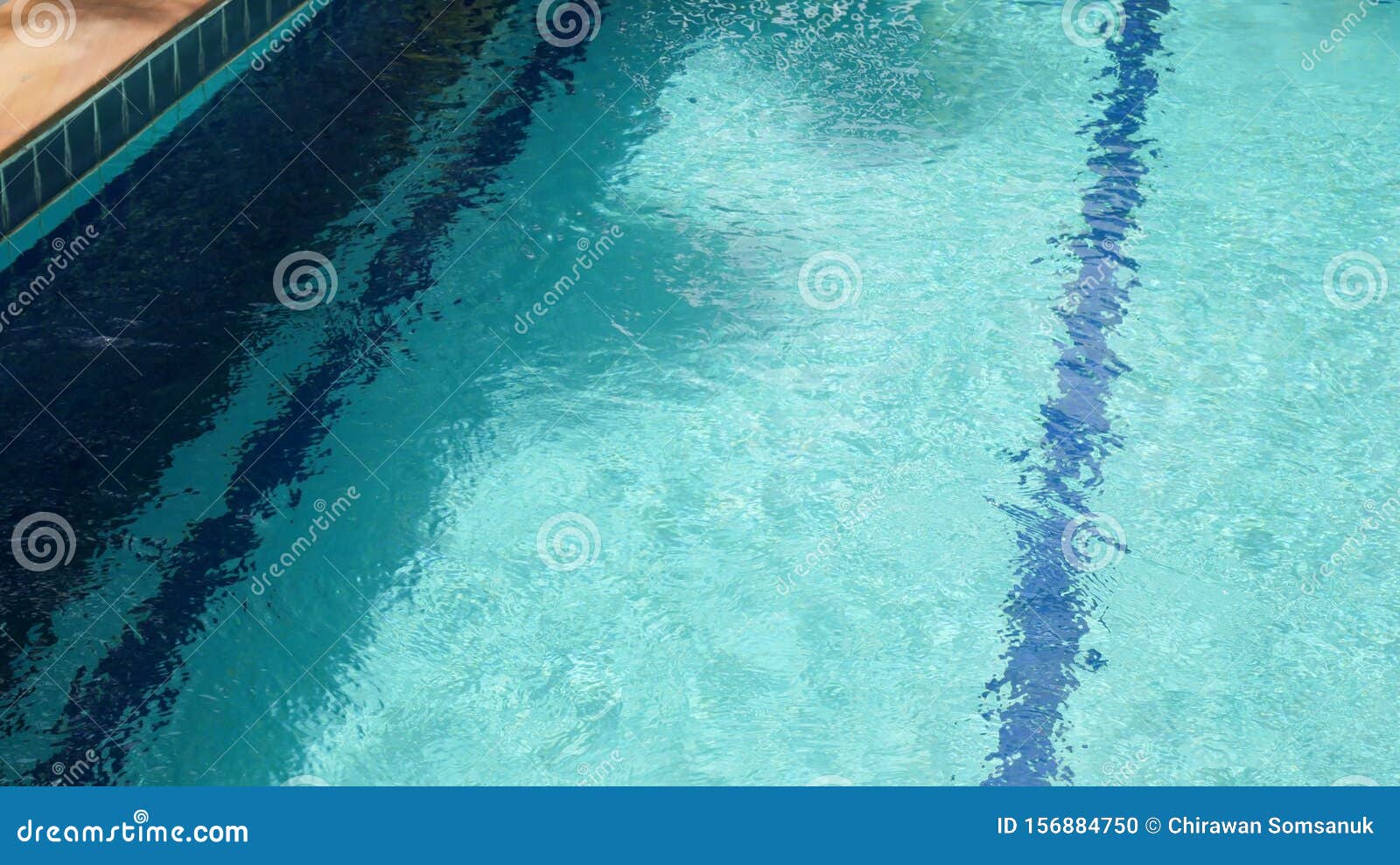 Blue water in swim pool stock photo. Image of party - 156884750
