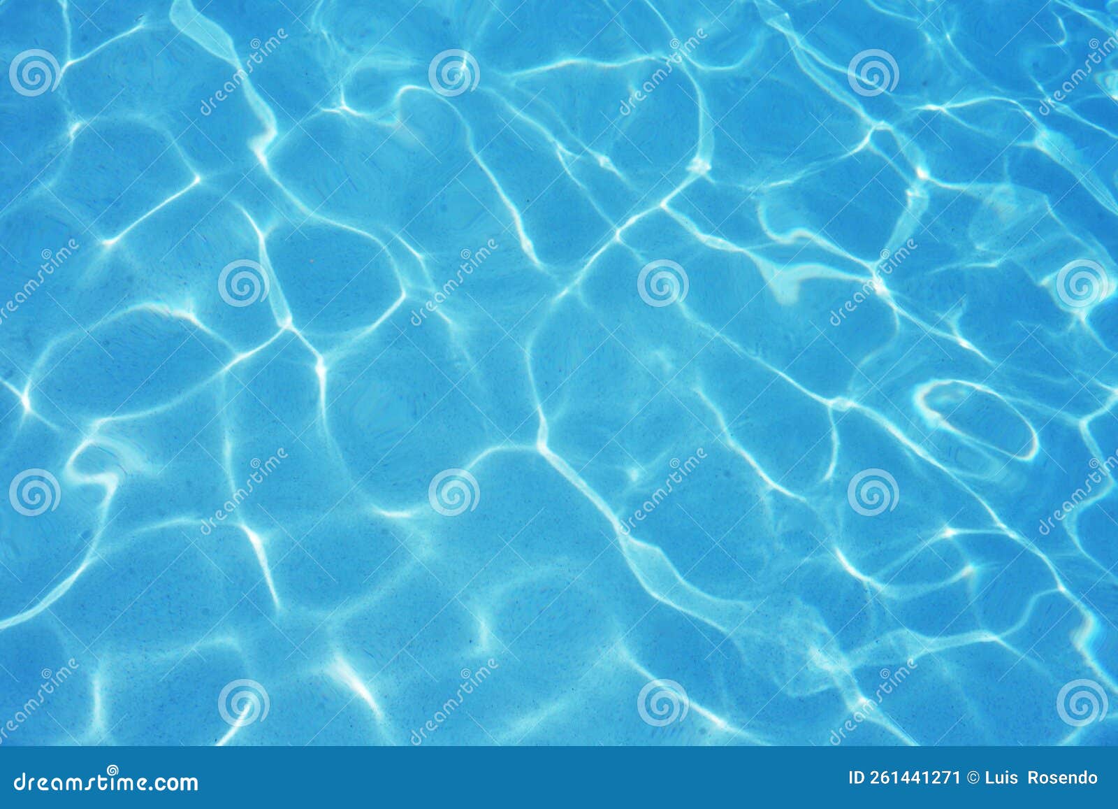 Blue Water in Swimming in Pool Stock Image - Image of water, flooring ...