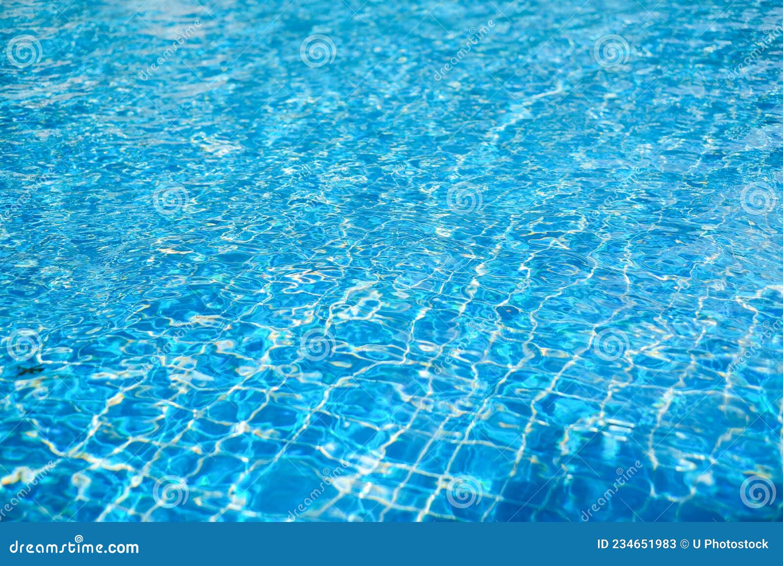 Blue Water in Swimming Pool Stock Image - Image of blue, wallpaper ...