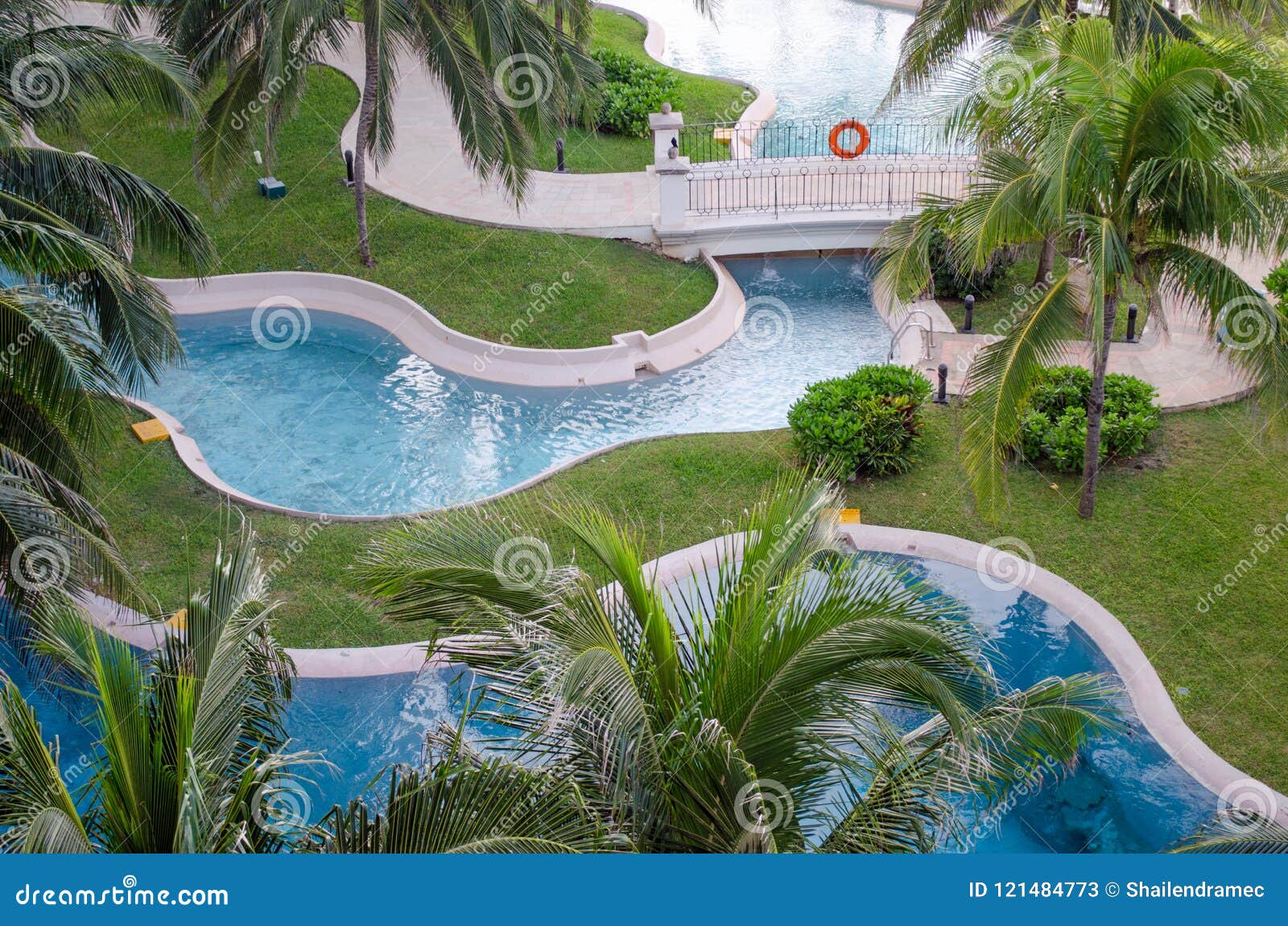 Blue Water in Swimming Pool Stock Image - Image of green, clear: 121484773