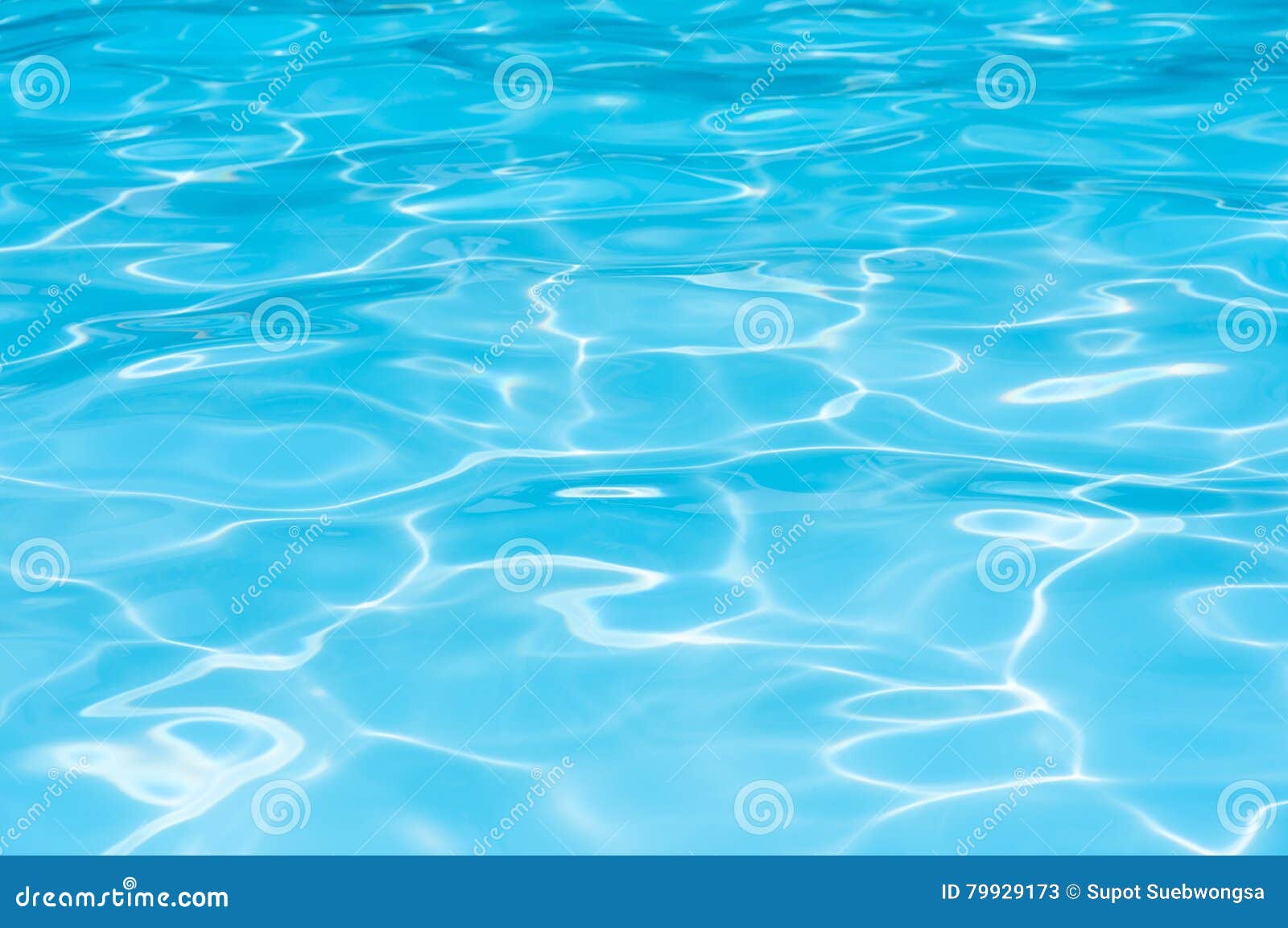 Blue Water in Swimming Pool Witt Sun Reflection Stock Image - Image of ...