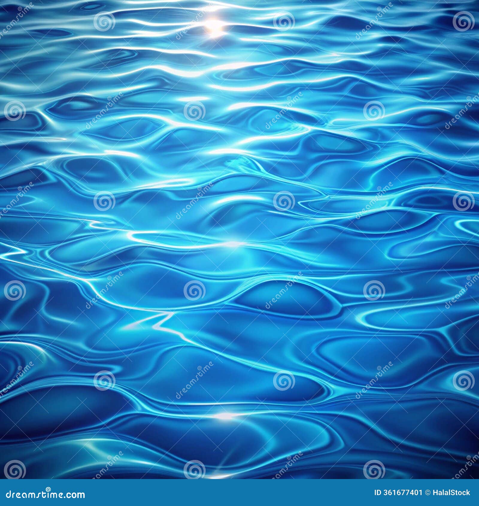Blue Water Texture Background Design Stock Illustration - Illustration ...