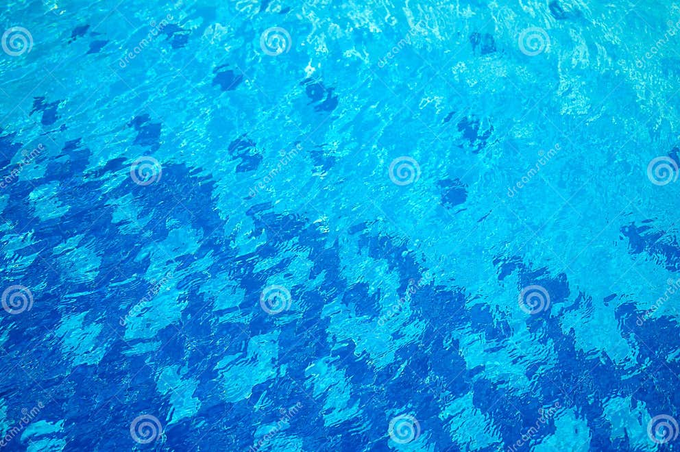 Blue Water Texture with Light Reflection. Water Surface with Rings and ...