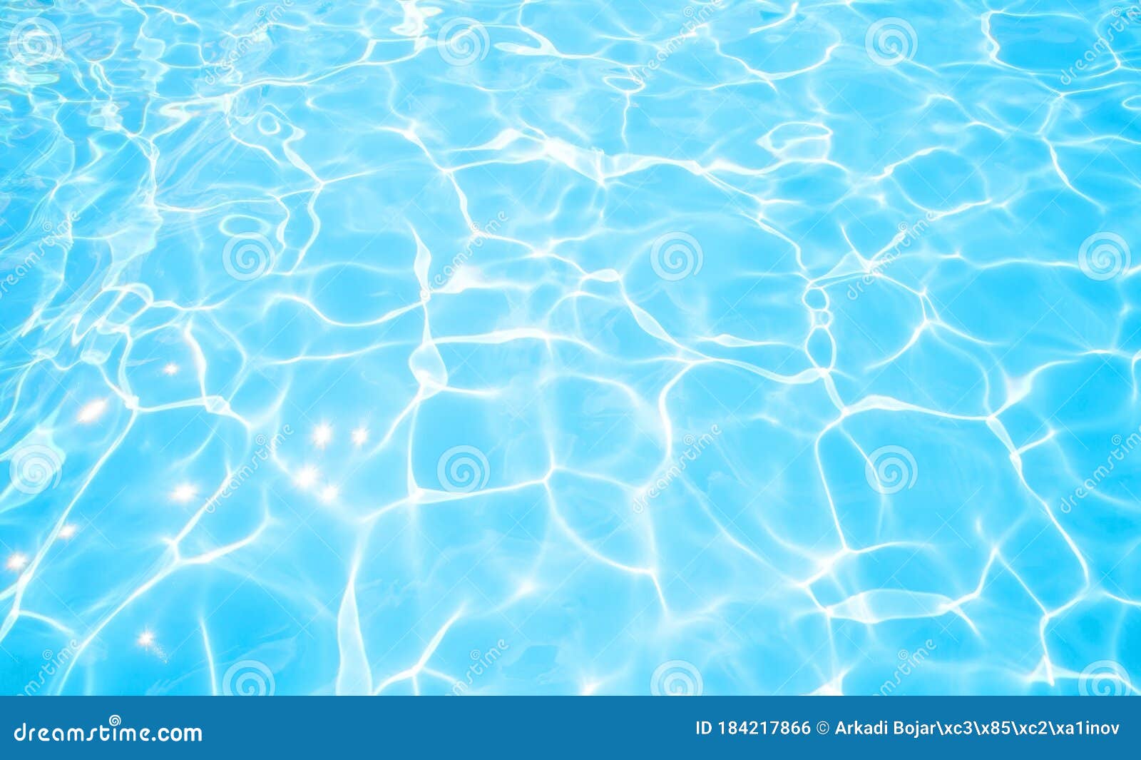 Blue Water Texture in Swimming Pool Stock Photo - Image of close ...