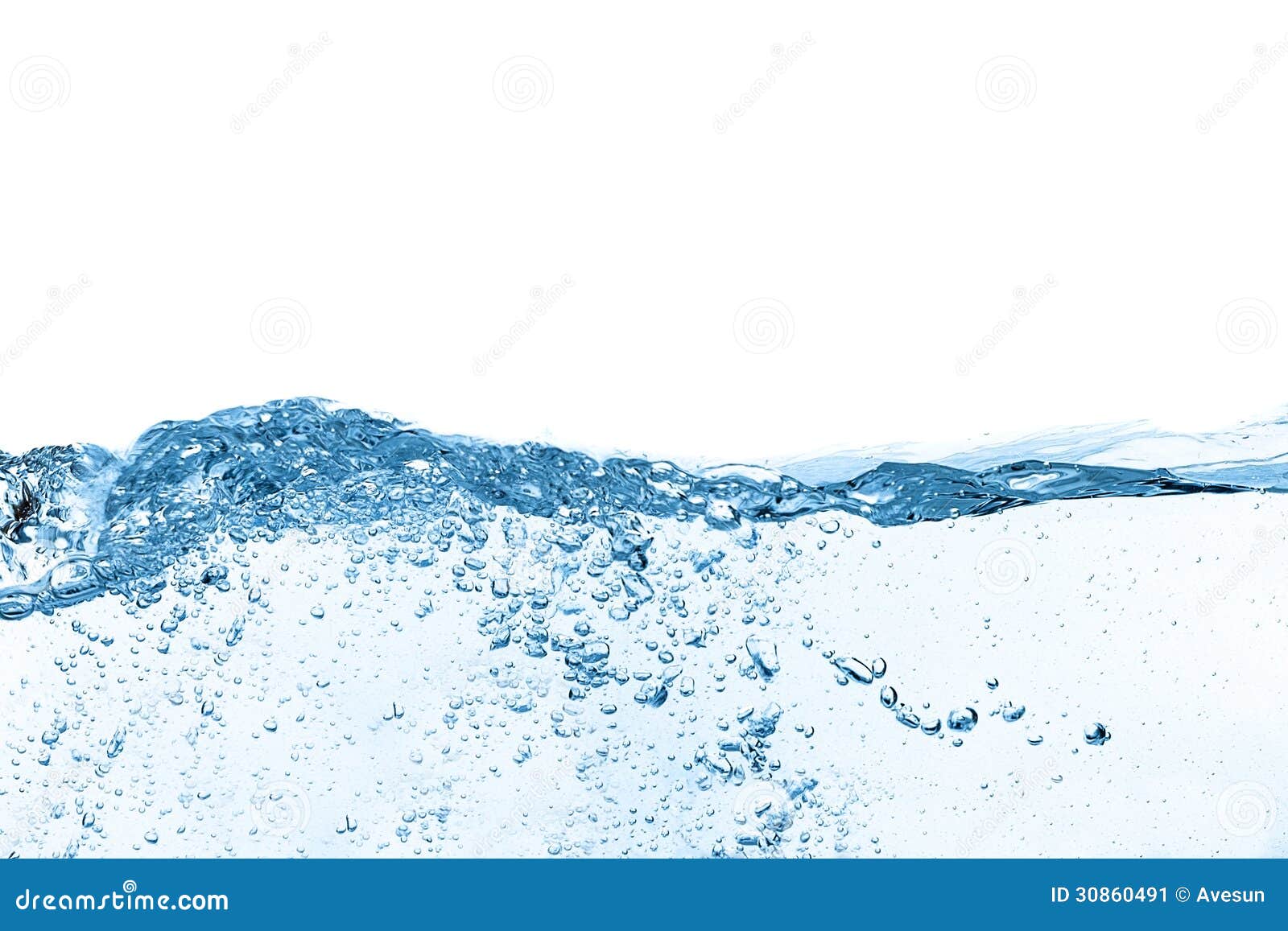 Blue Water Wave Abstract Background Stock Image - Image of freshness ...