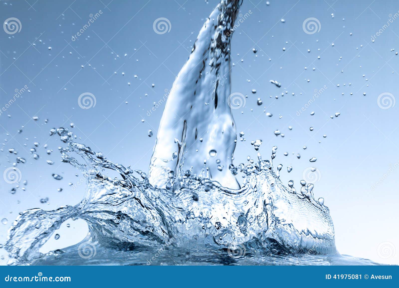 Blue Water Wave Abstract Background Stock Image - Image of bubble ...