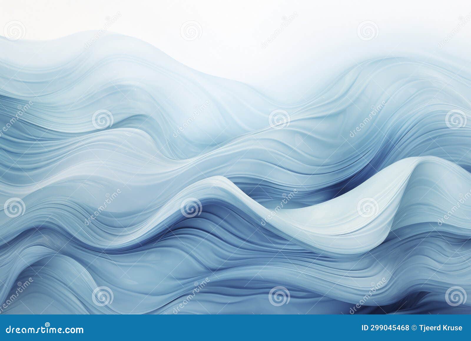 Blue Water Wave Line Deep Sea Pattern Background Illustration Stock ...