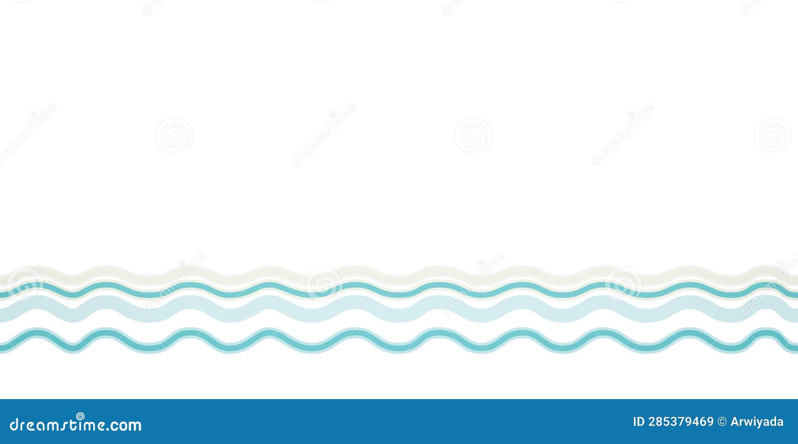 Blue Water Wave Line Pattern Background. Japanese Style Concept Stock ...